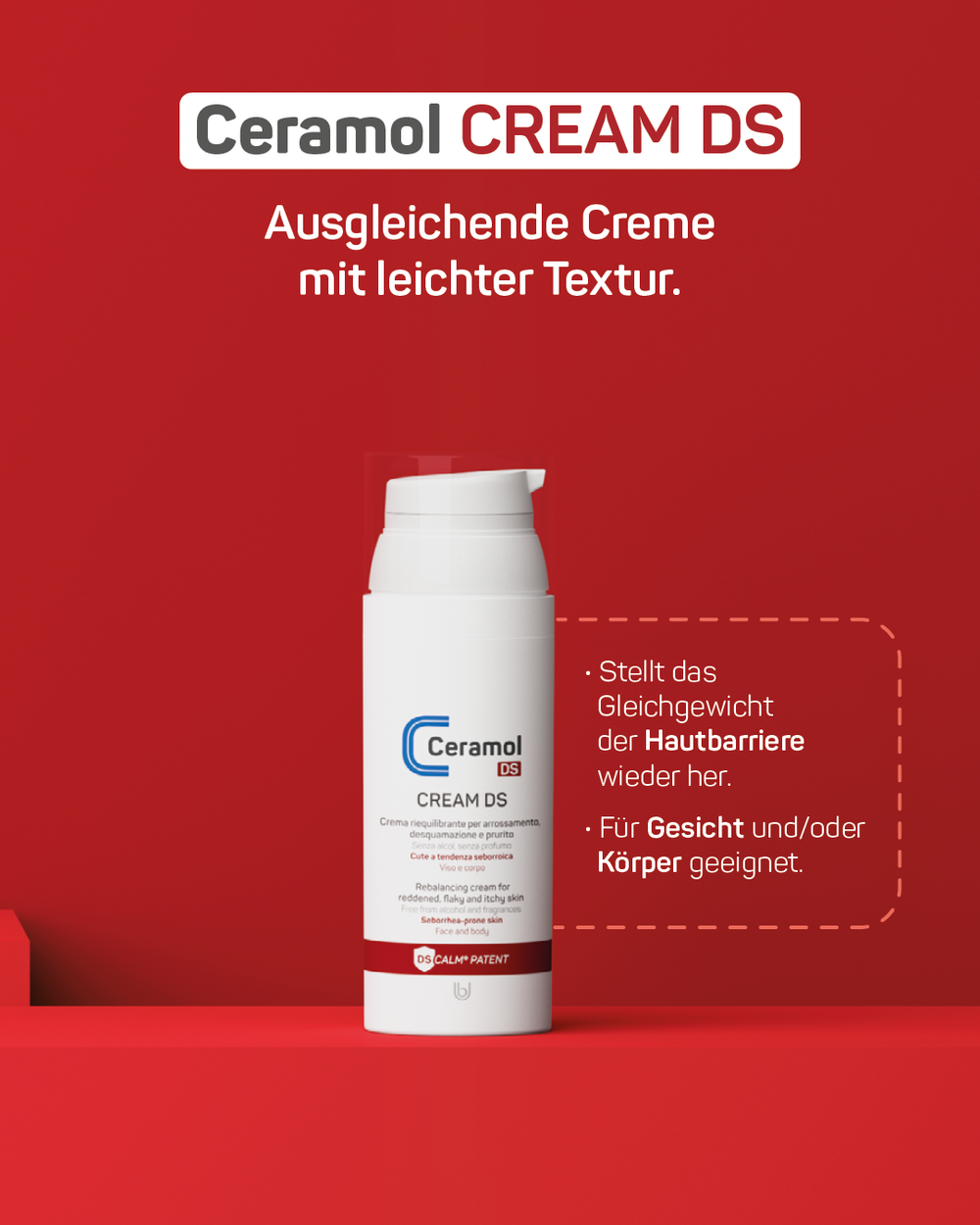 CERAMOL DS Creme – Beruhigende Pflege bei seborrhoischer Dermatitis, R